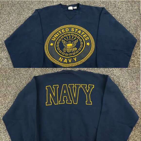 Soffe | Shirts | Vintage United States Navy Sweatshirt Usn Soffe ...